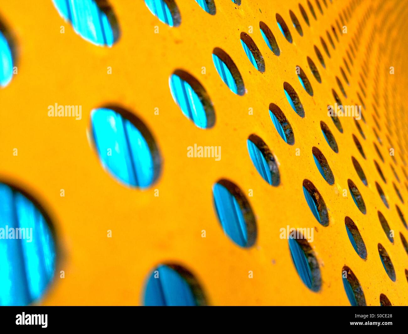 Perforated steel hi-res stock photography and images - Alamy