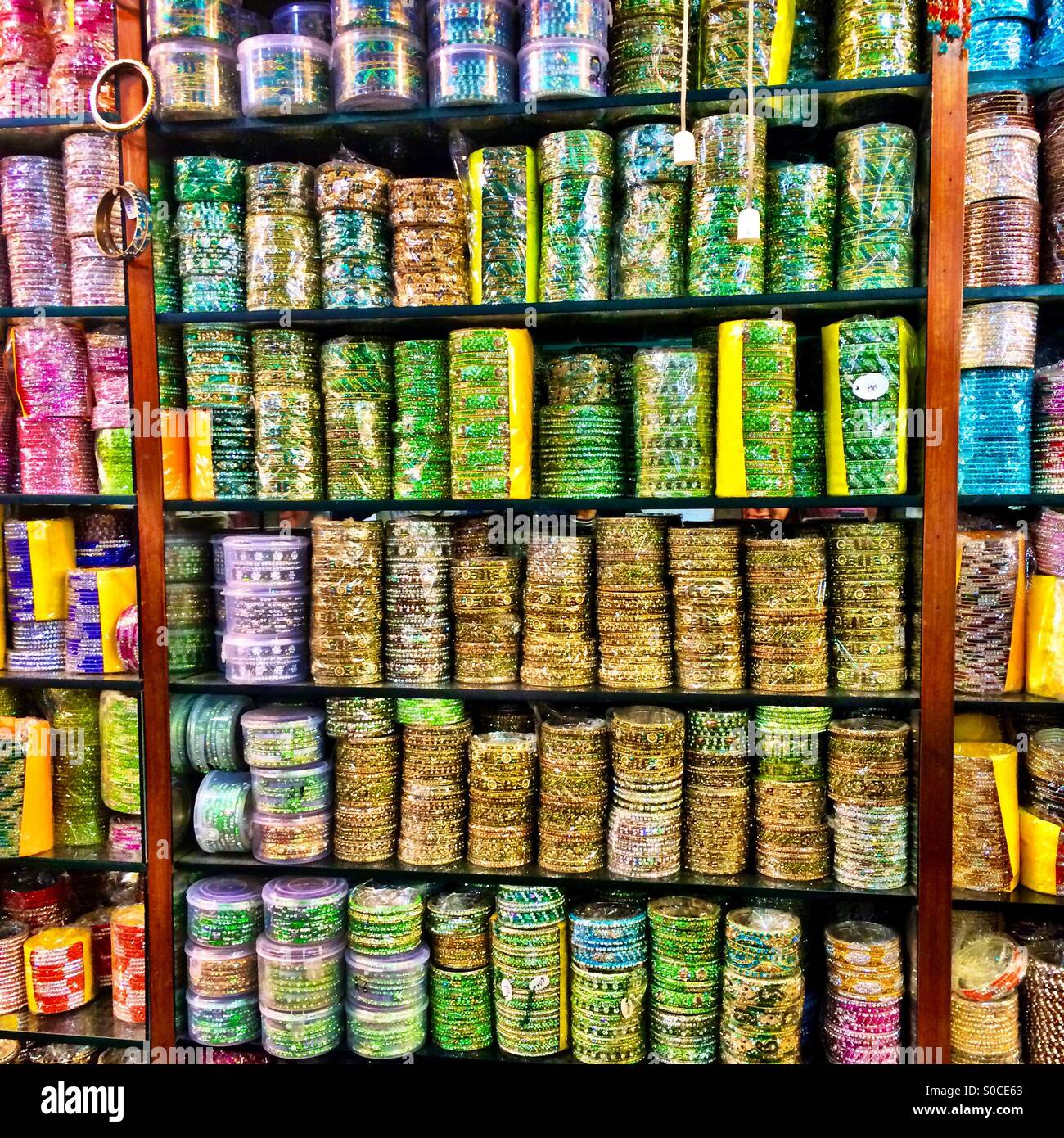 Bangle display in India Stock Photo - Alamy