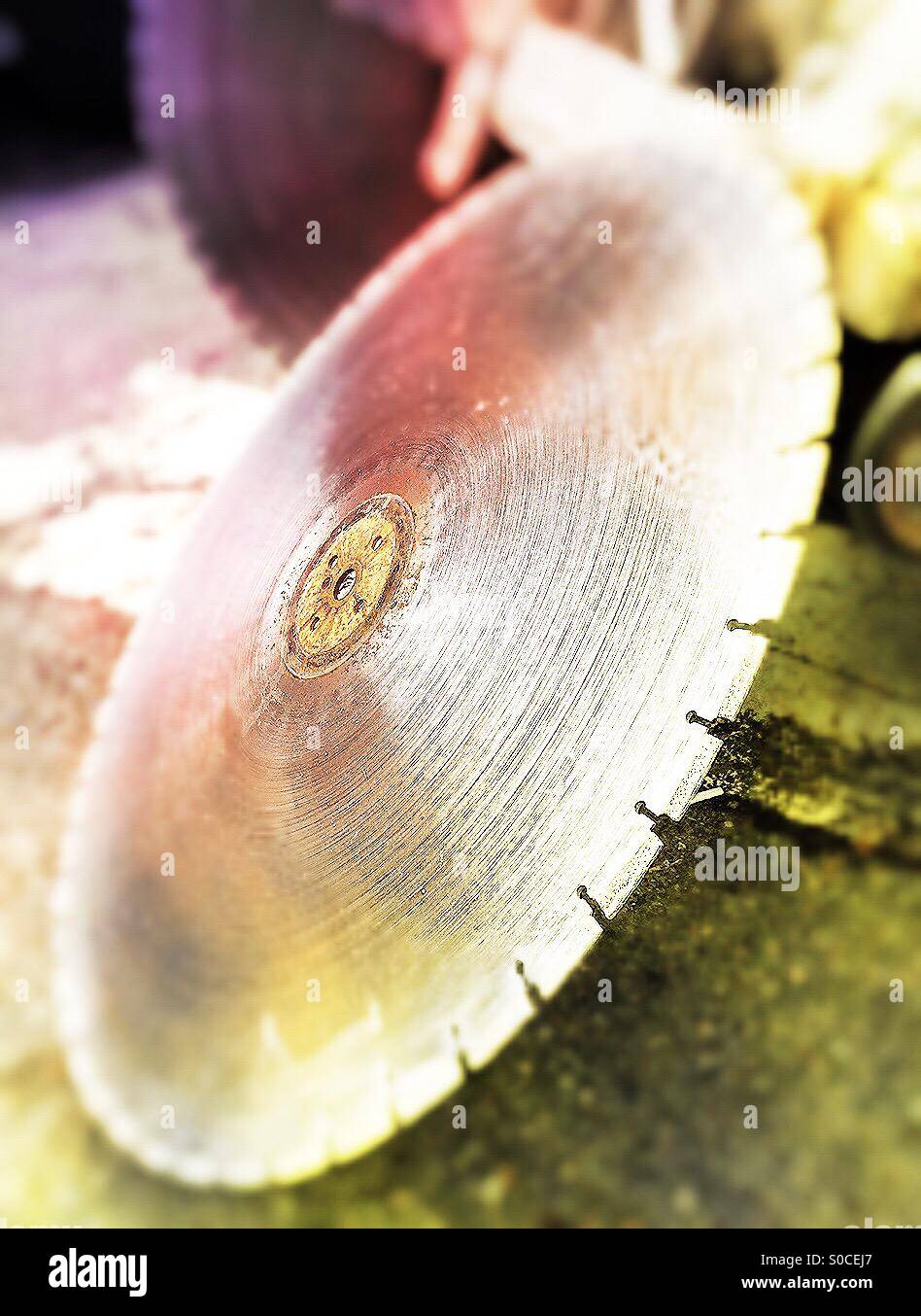 Rotary saw blade Stock Photo - Alamy