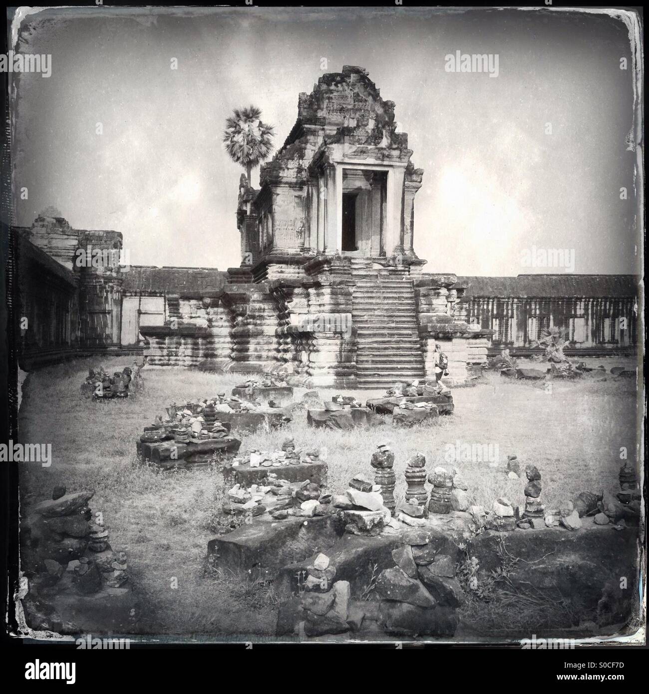 Library, Angkor Wat temple, Angkor , Cambodia Stock Photo - Alamy