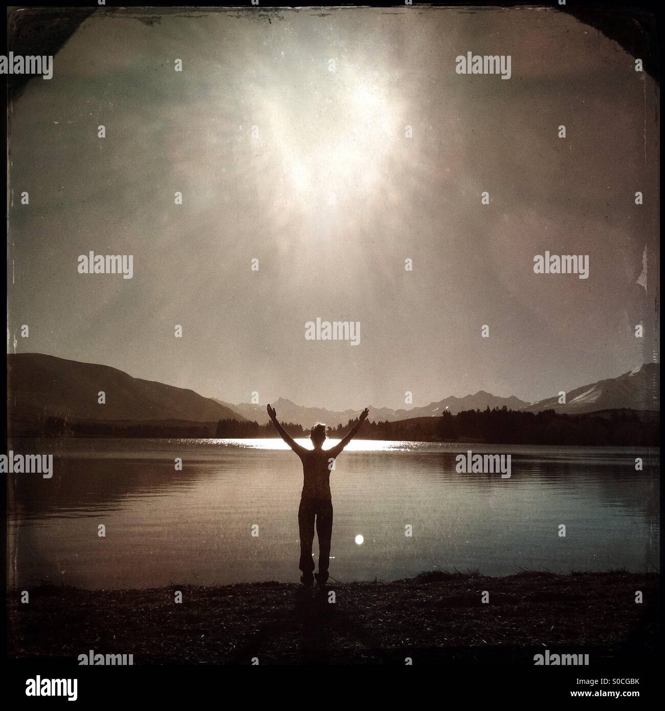 Sun Worship Woman High Resolution Stock Photography and Images - Alamy