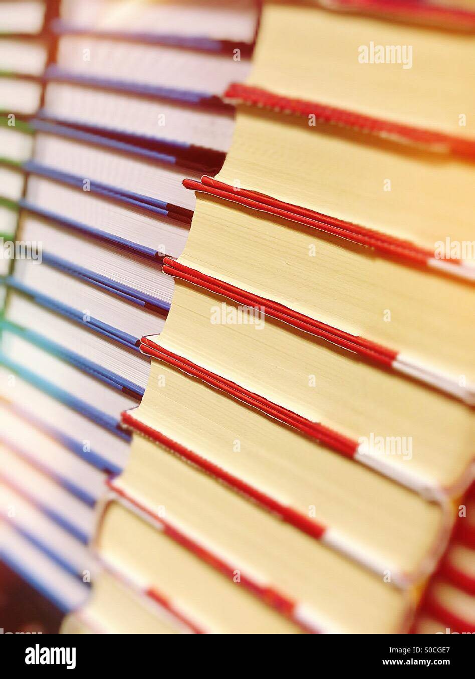 Multiple stacked books hi-res stock photography and images - Alamy