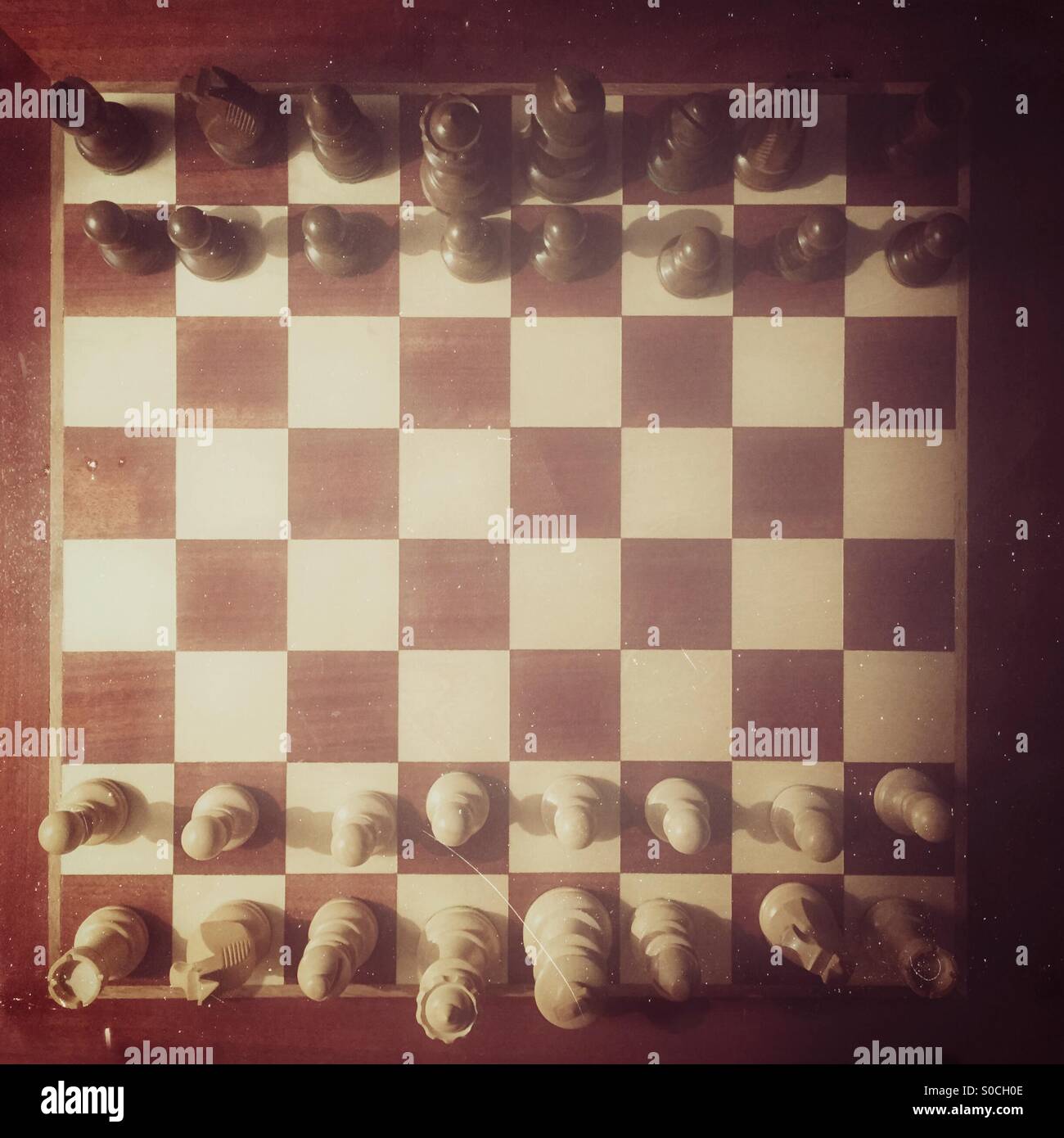 Wooden chess set hi-res stock photography and images - Alamy