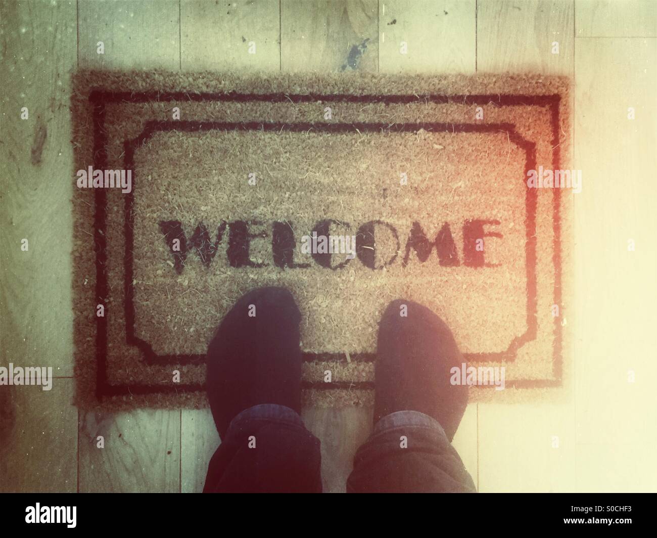 Welcome Mat Stock Photos & Welcome Mat Stock Images - Alamy