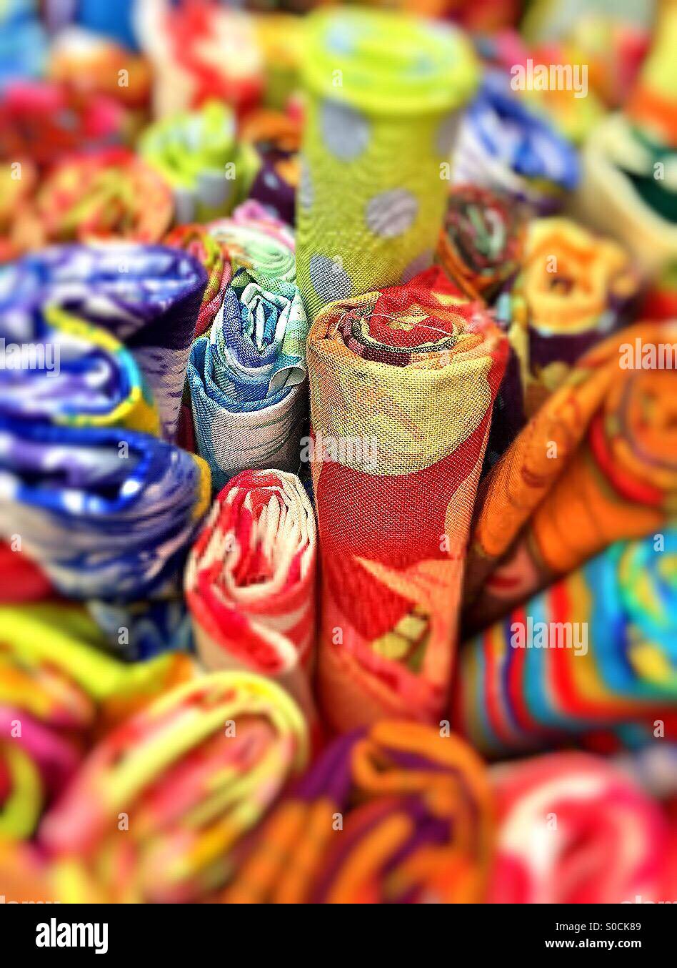 Multiple patterned fabric hi-res stock photography and images - Alamy