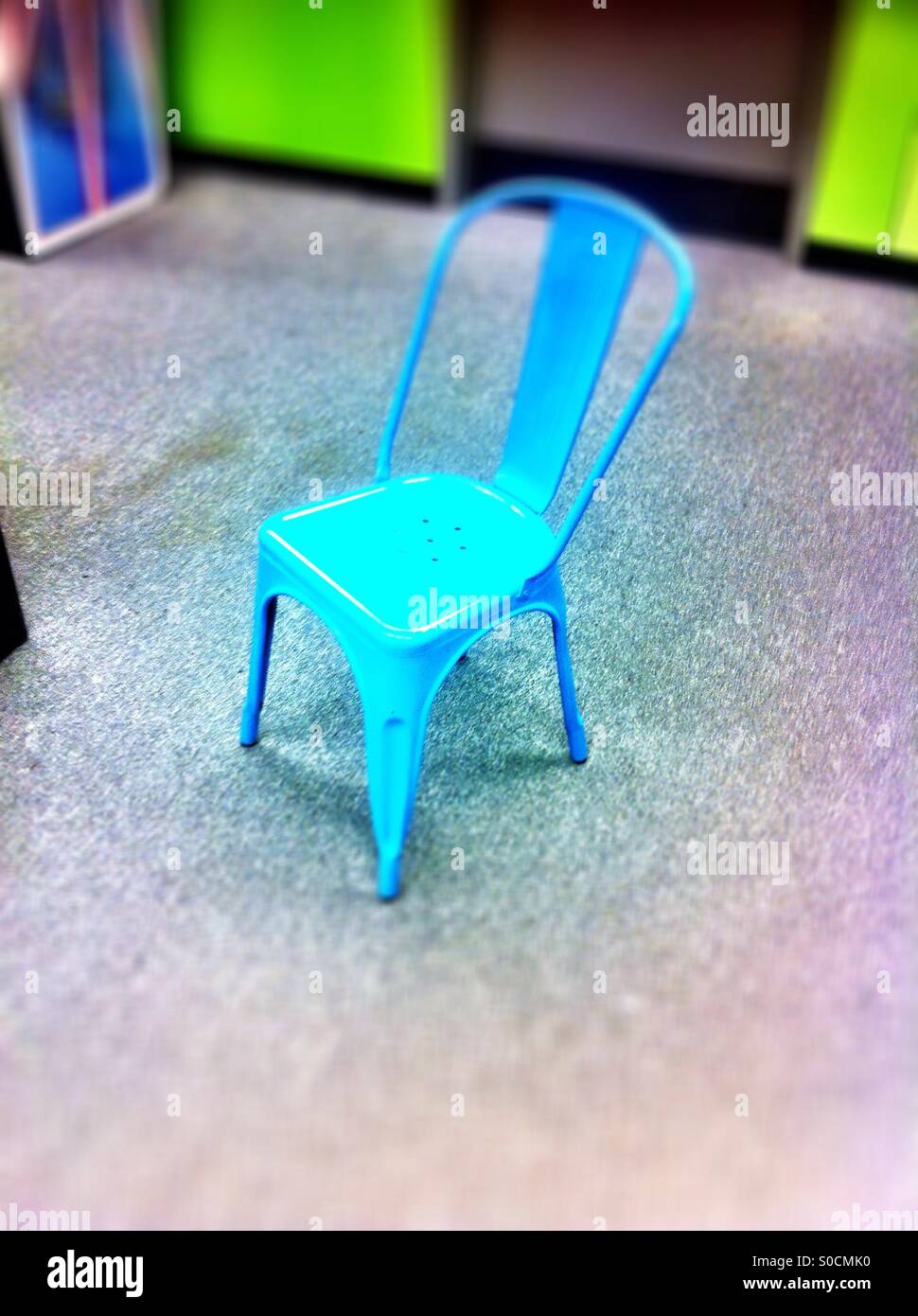 Blue Chair High Resolution Stock Photography and Images - Alamy
