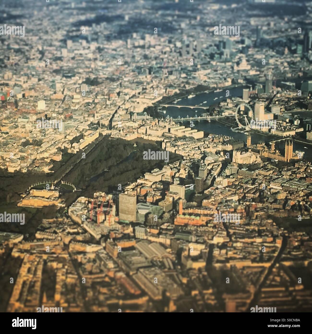 Flying over palace of westminster hi-res stock photography and images ...