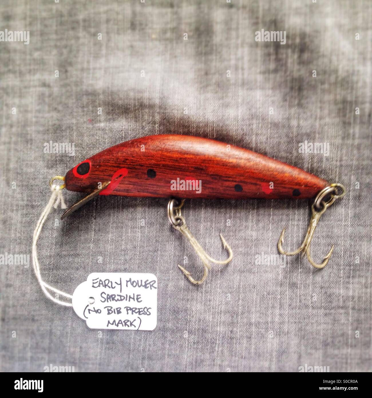 A very rare handcrafted Eric Moller fishing lure from the 60's. Made in ...