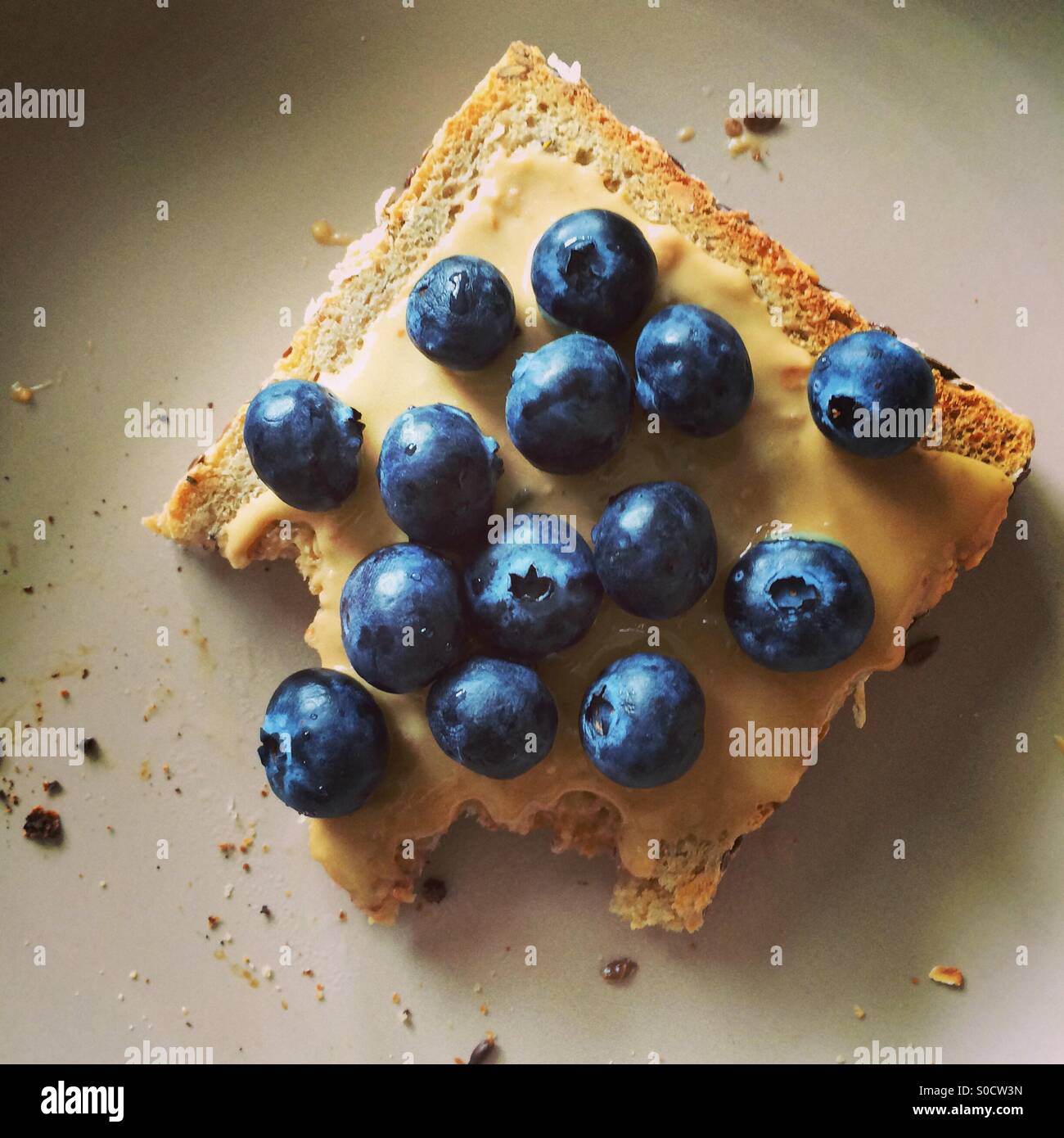 Bites out of breakfast Stock Photo - Alamy