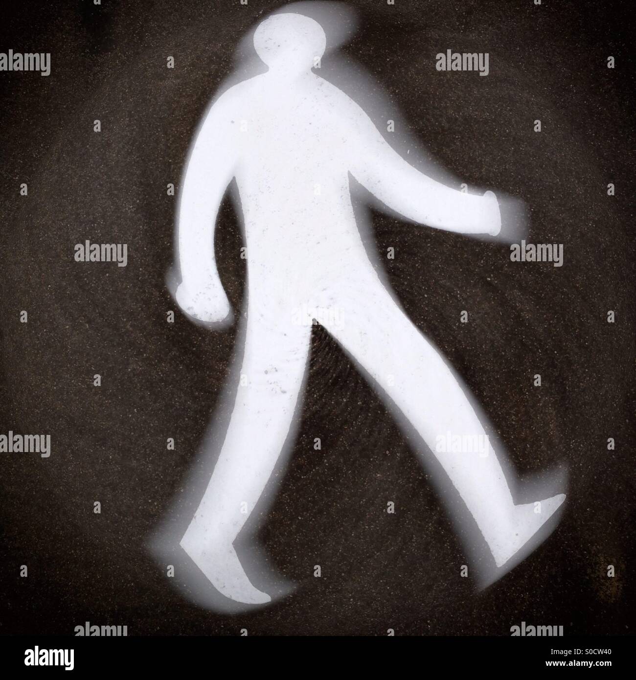 Walking warning hi-res stock photography and images - Alamy