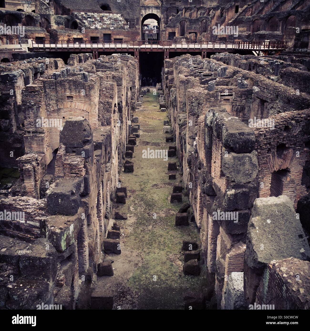 Inside the colosseum rome hi-res stock photography and images - Alamy