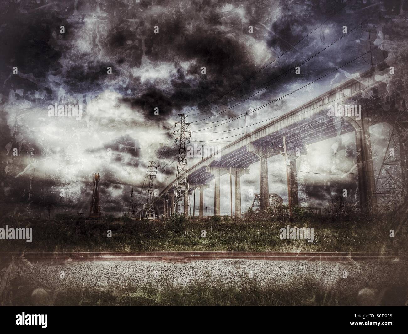 High line wires hi-res stock photography and images - Alamy