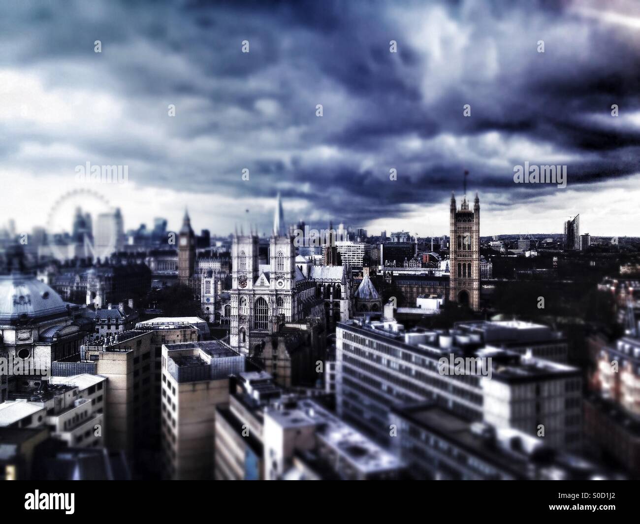 London storm clouds Stock Photo - Alamy