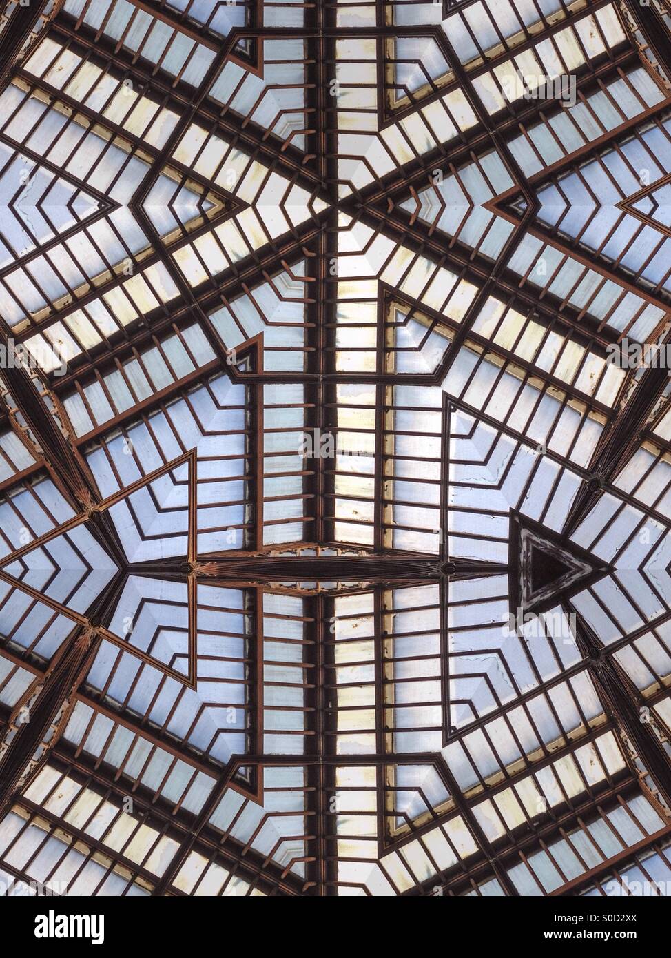 Atrium Roof Mosaic Stock Photo - Alamy
