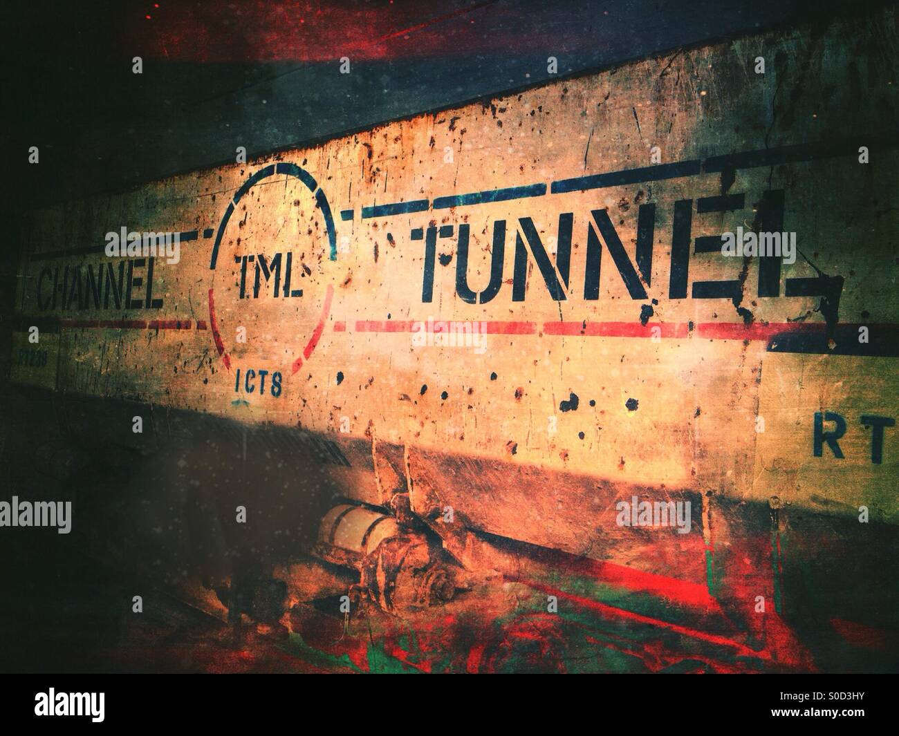 Channel Tunnel excavator carriage Stock Photo - Alamy
