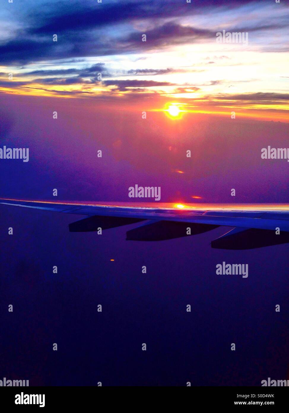 Parallel to the rising sun Stock Photo - Alamy