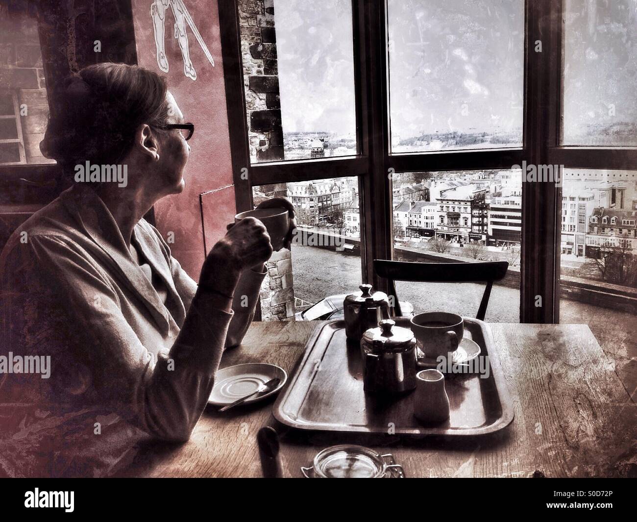 Tea at Edinburgh Castle Stock Photo - Alamy