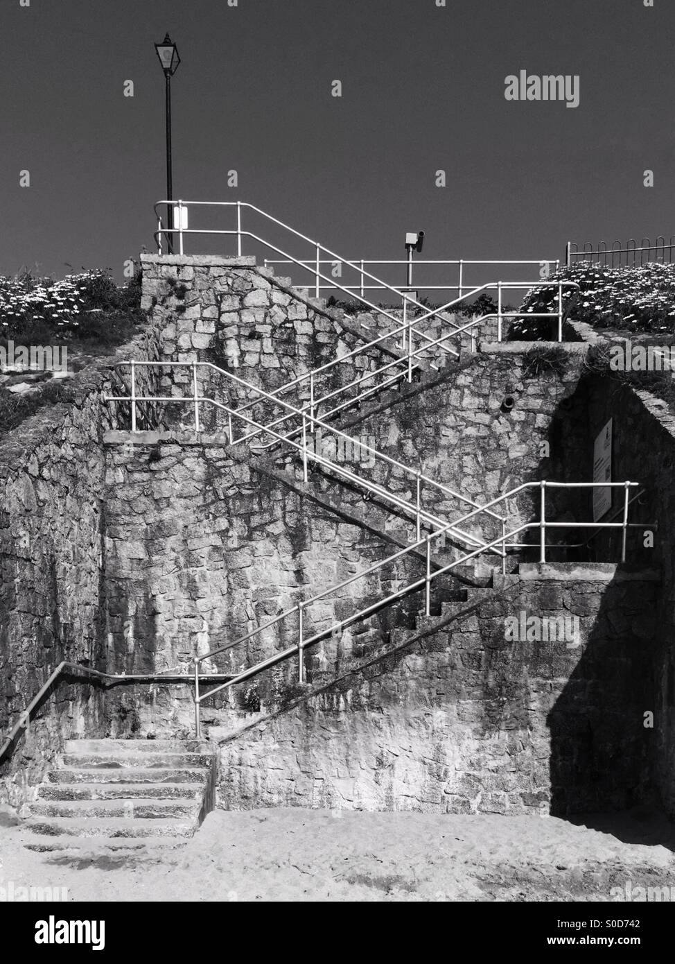 Steps beach falmouth hi-res stock photography and images - Alamy