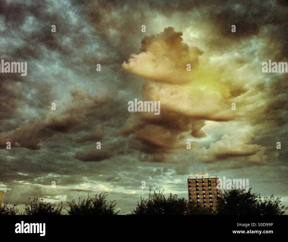 Storm clouds rolling in Stock Photo - Alamy