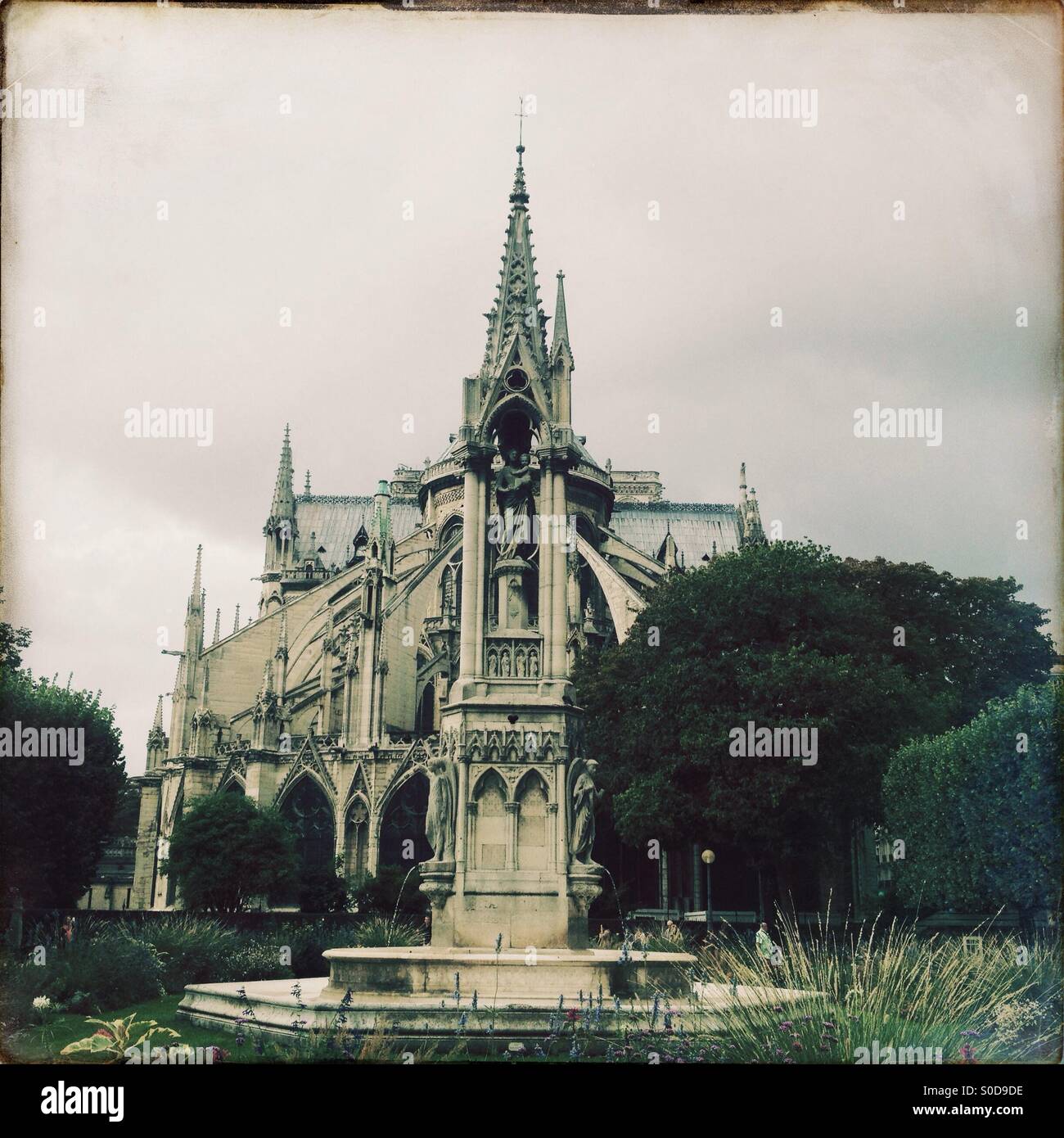 Notre Dame Back High Resolution Stock Photography and Images - Alamy