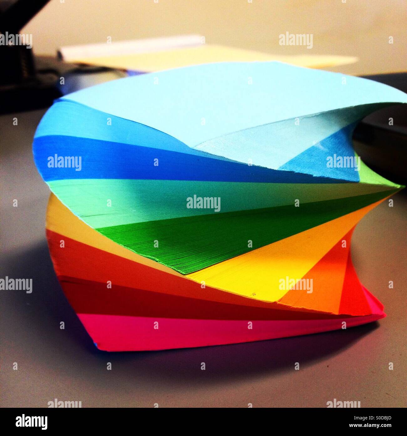 Stack of postit notes Stock Photo - Alamy