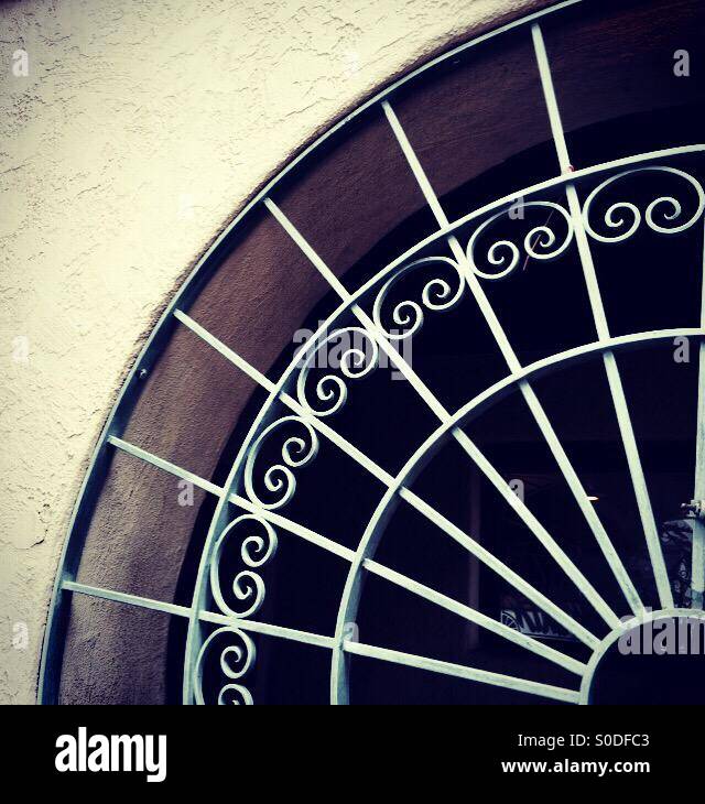 Curve iron design Stock Photo - Alamy