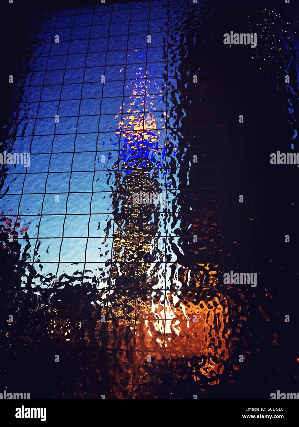 Empire State Building through Window, NYC Stock Photo - Alamy