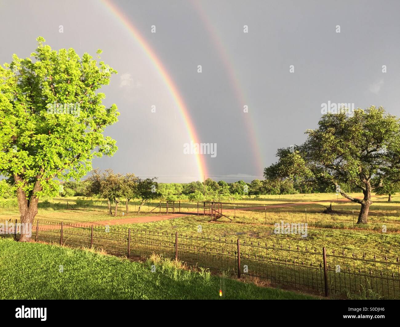 Rainbow at spring time hi-res stock photography and images - Alamy