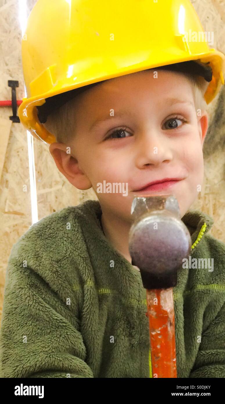 Boy Hammer High Resolution Stock Photography and Images - Alamy