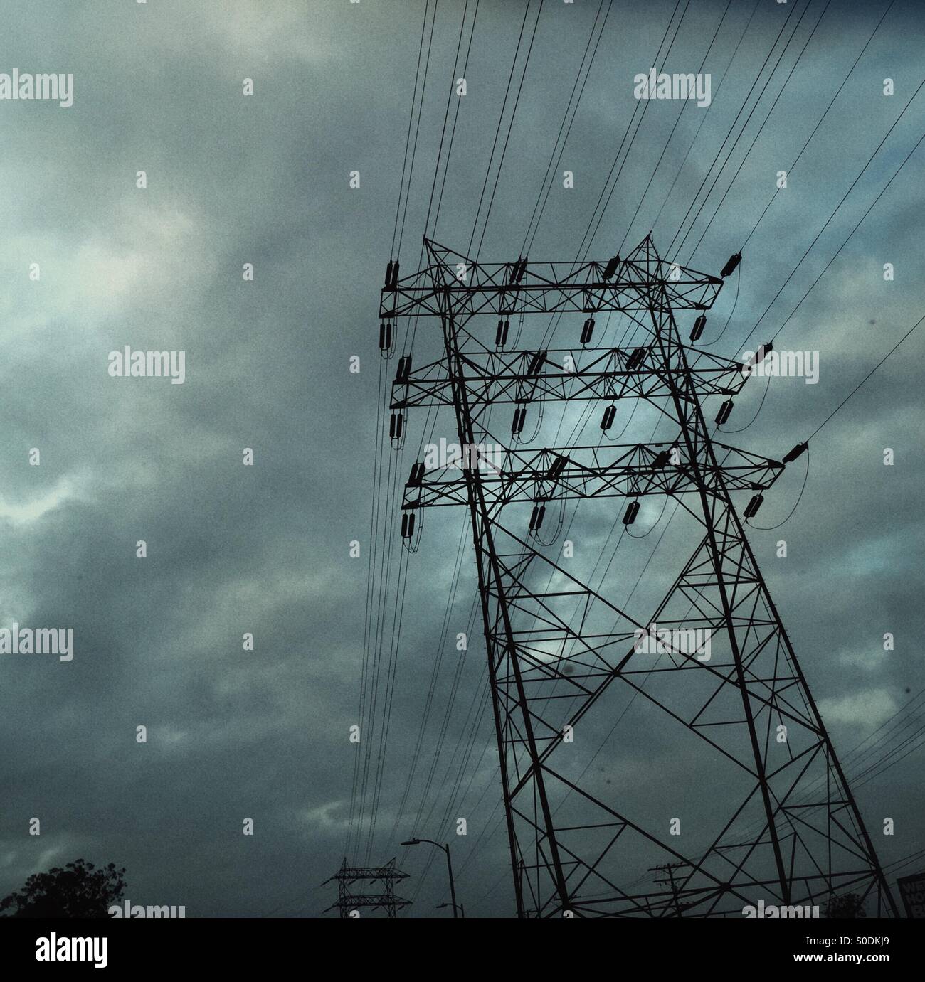Power grid Los Angeles Stock Photo - Alamy