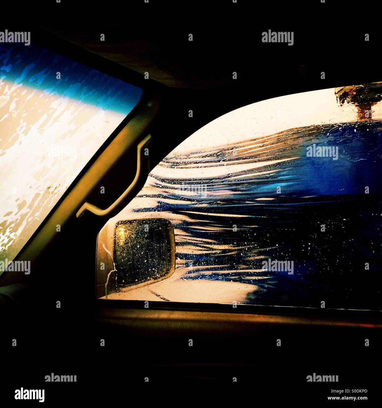 Going through a car wash Stock Photo - Alamy