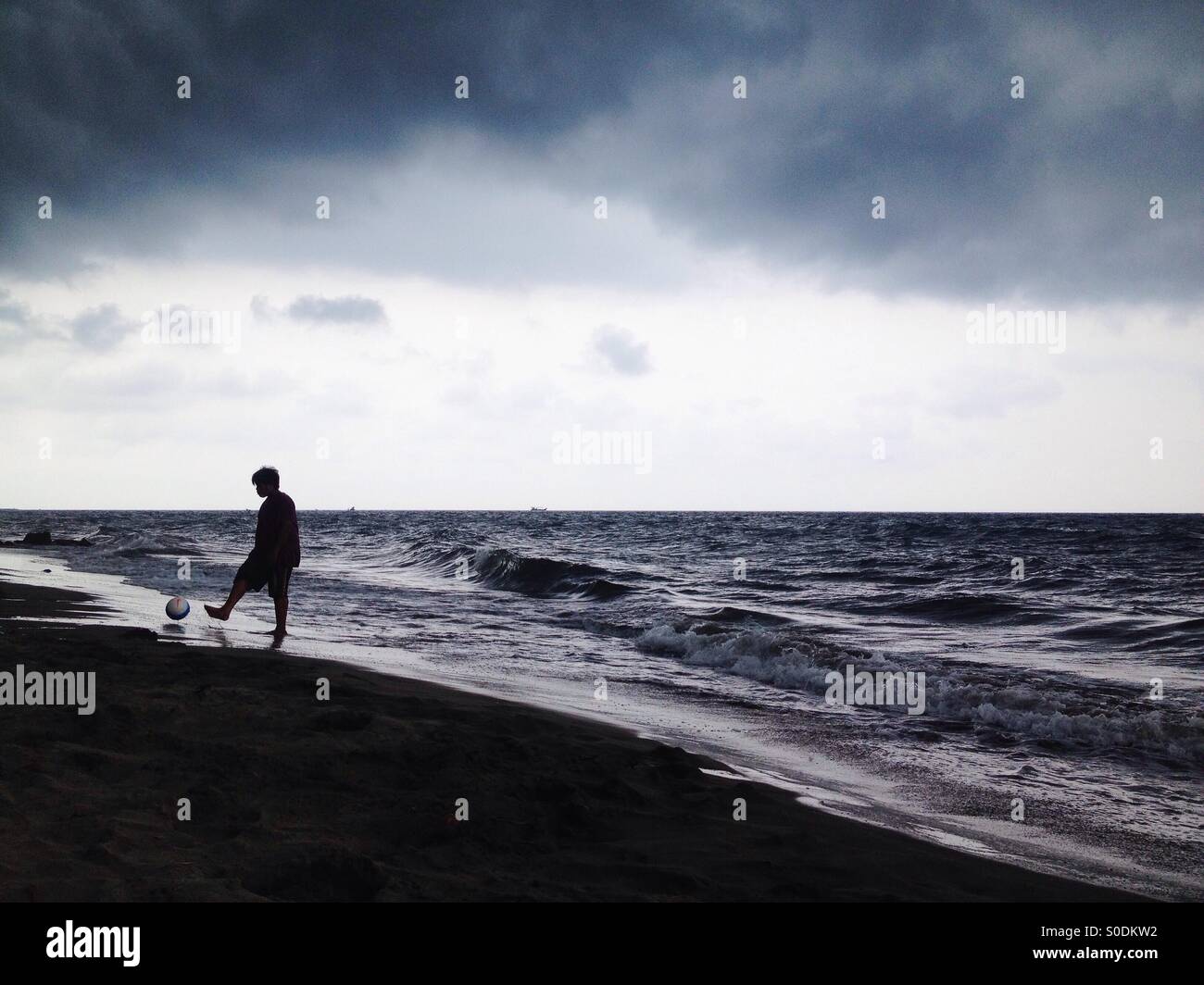 the sea boy Stock Photo - Alamy