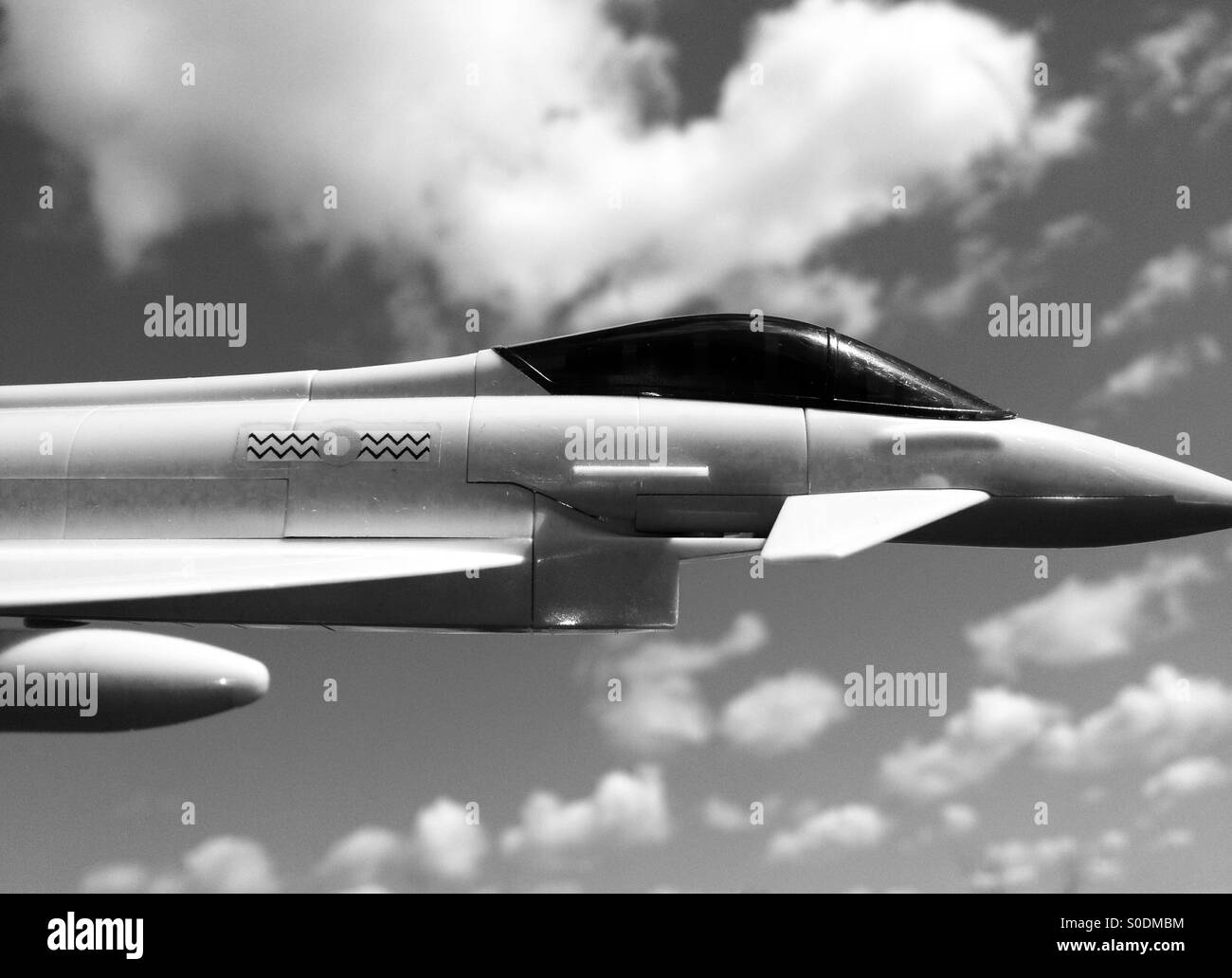 Airfix Quick Build Typhoon fighter jet model aircraft Stock Photo - Alamy