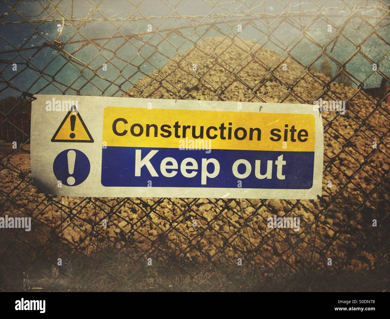 Keep out sign Stock Photo - Alamy