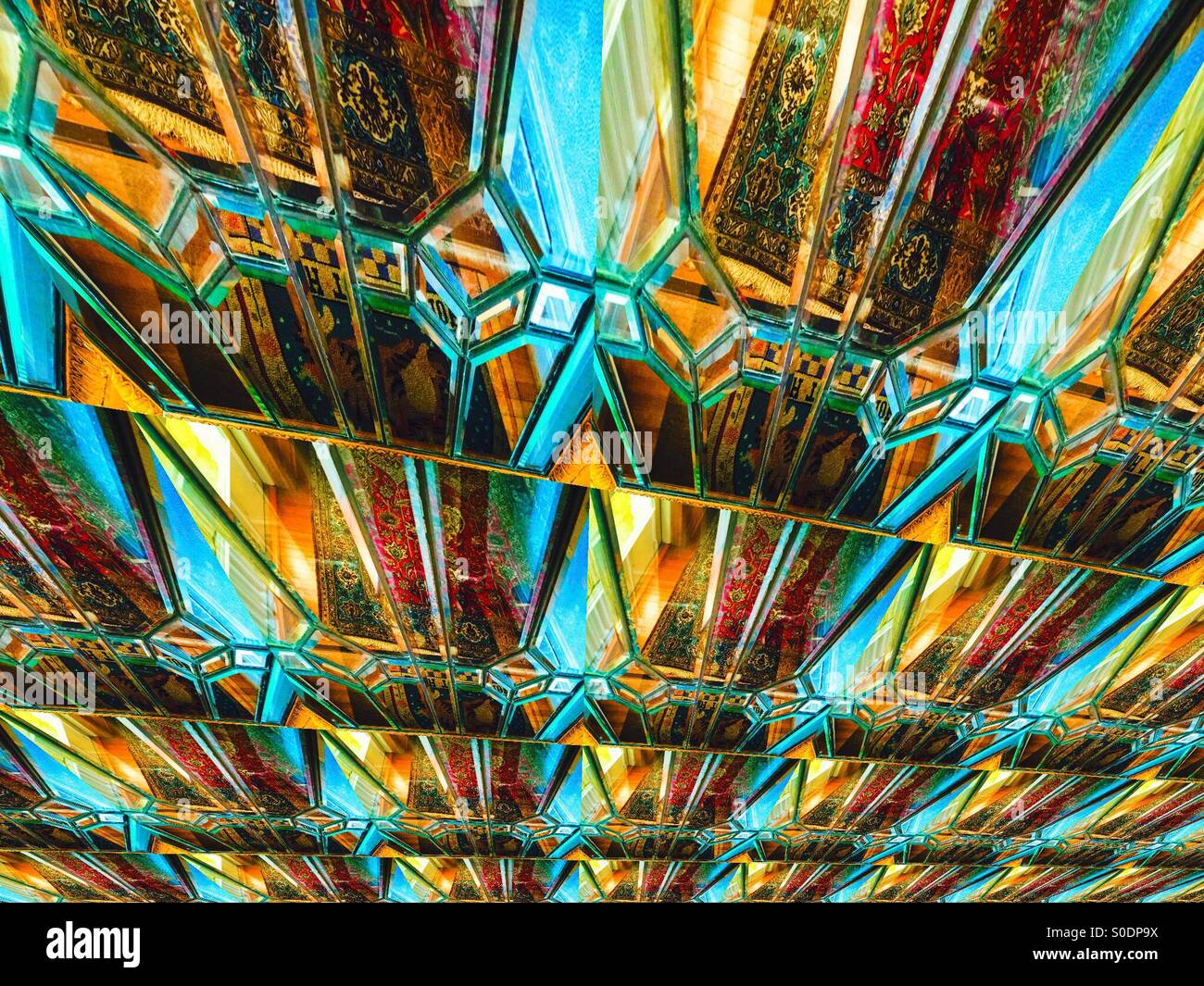 Leaded glass mosaic hi-res stock photography and images - Alamy