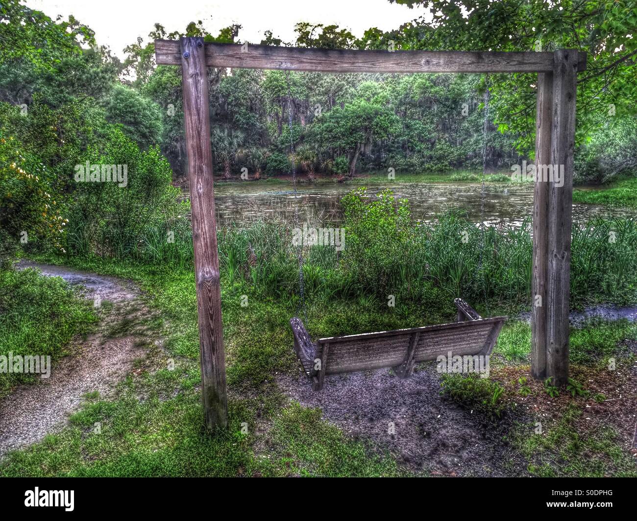 Swing into water hi-res stock photography and images - Alamy