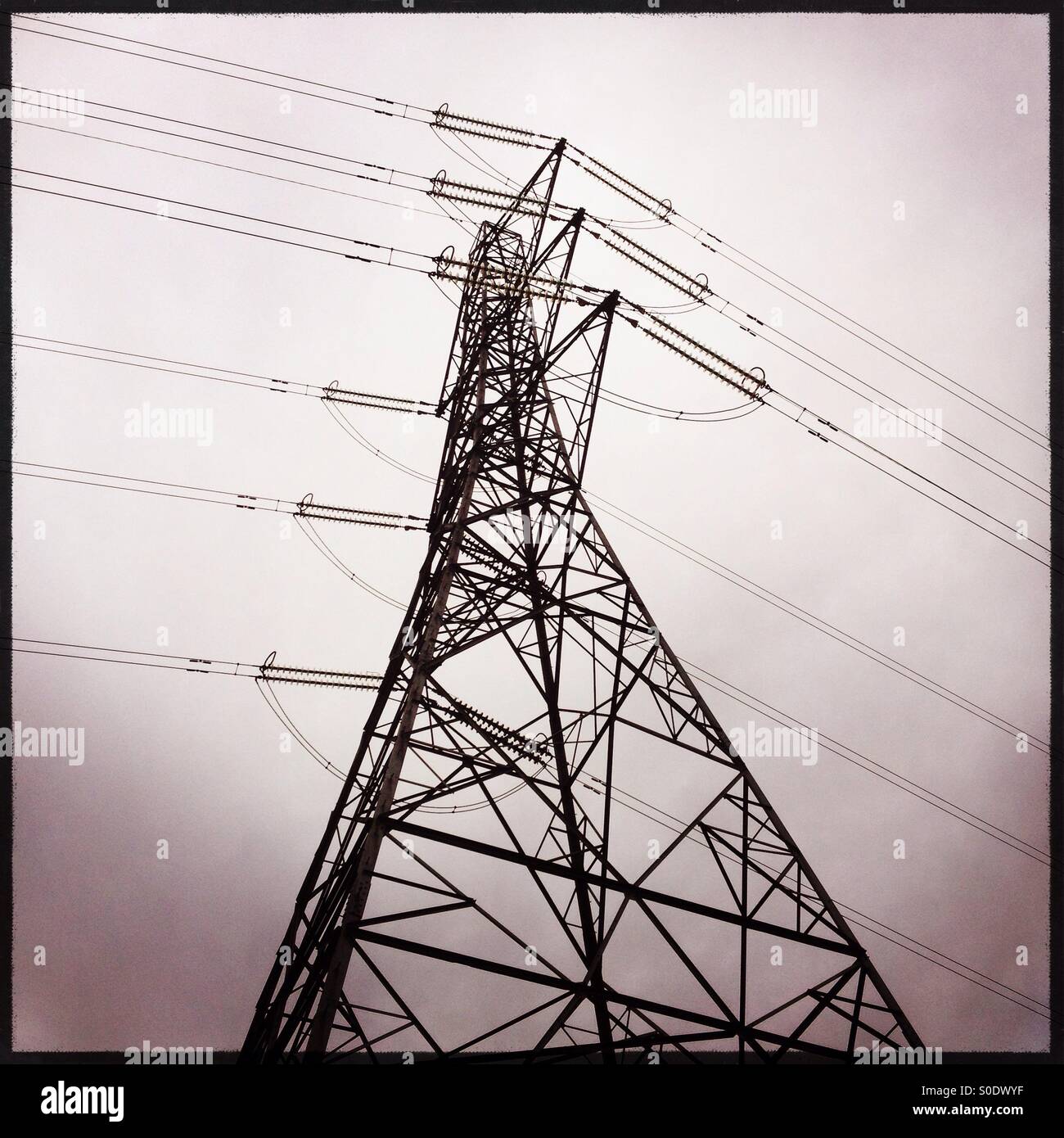 Pylon in London Stock Photo - Alamy
