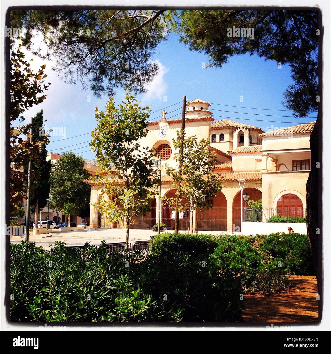 Puerto pollensa church hi-res stock photography and images - Alamy