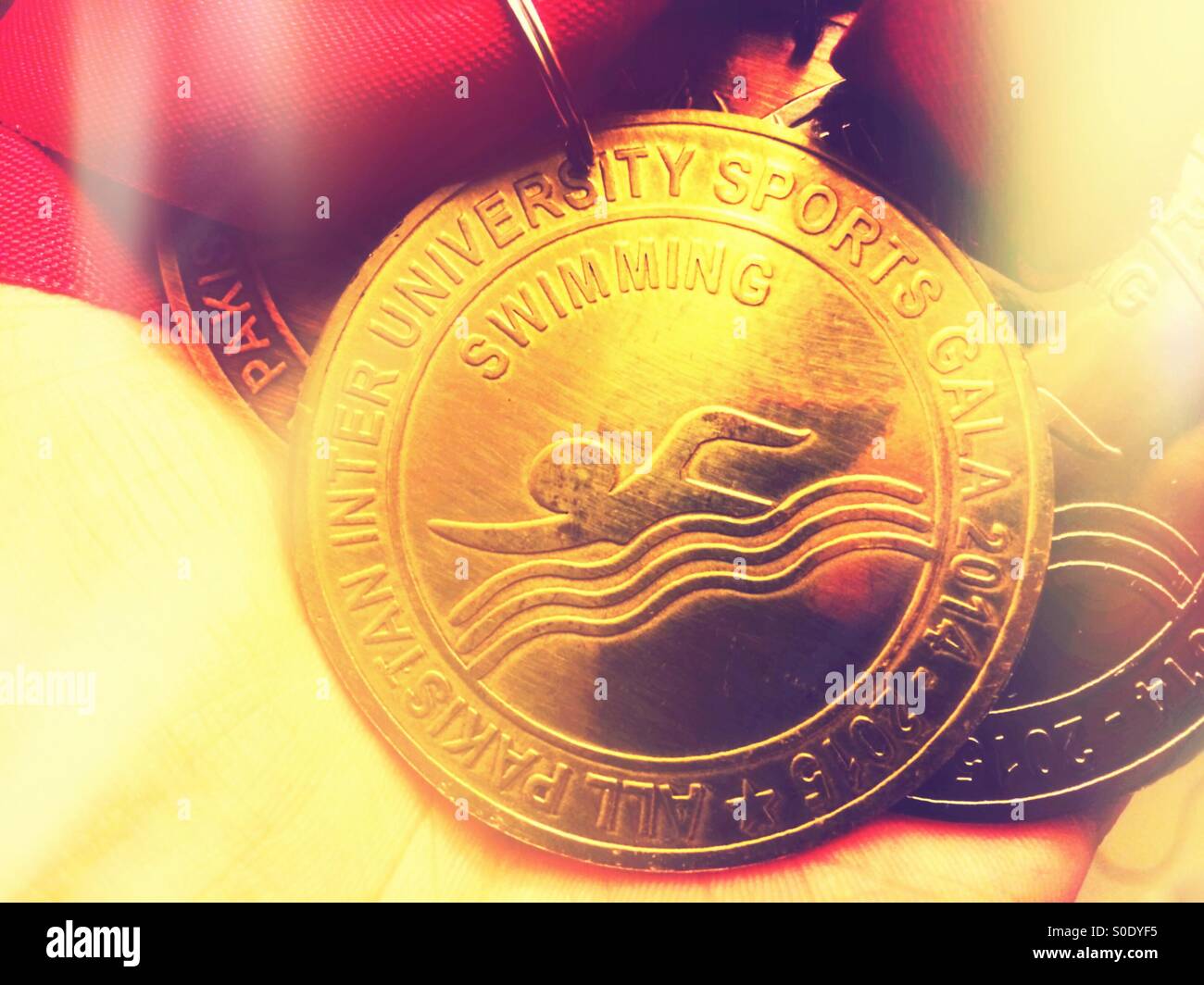 Swimming gala medals hi-res stock photography and images - Alamy