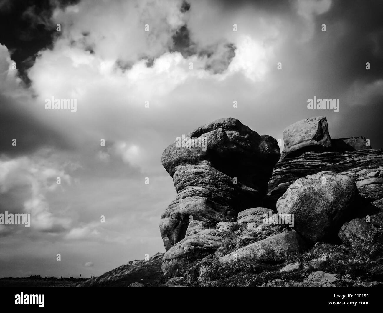 Rock & Sky Stock Photo - Alamy