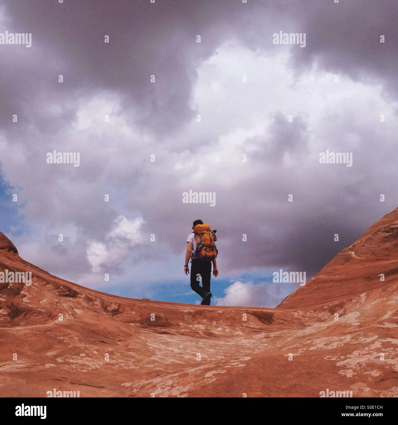 Backpack the desert hi-res stock photography and images - Alamy