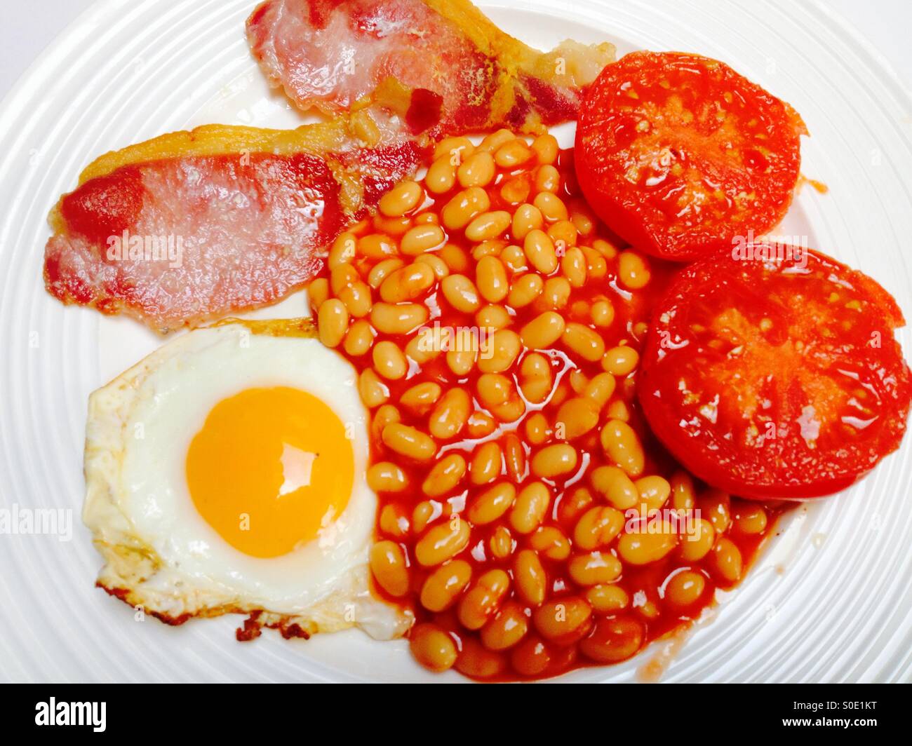 English fried breakfast Stock Photo - Alamy