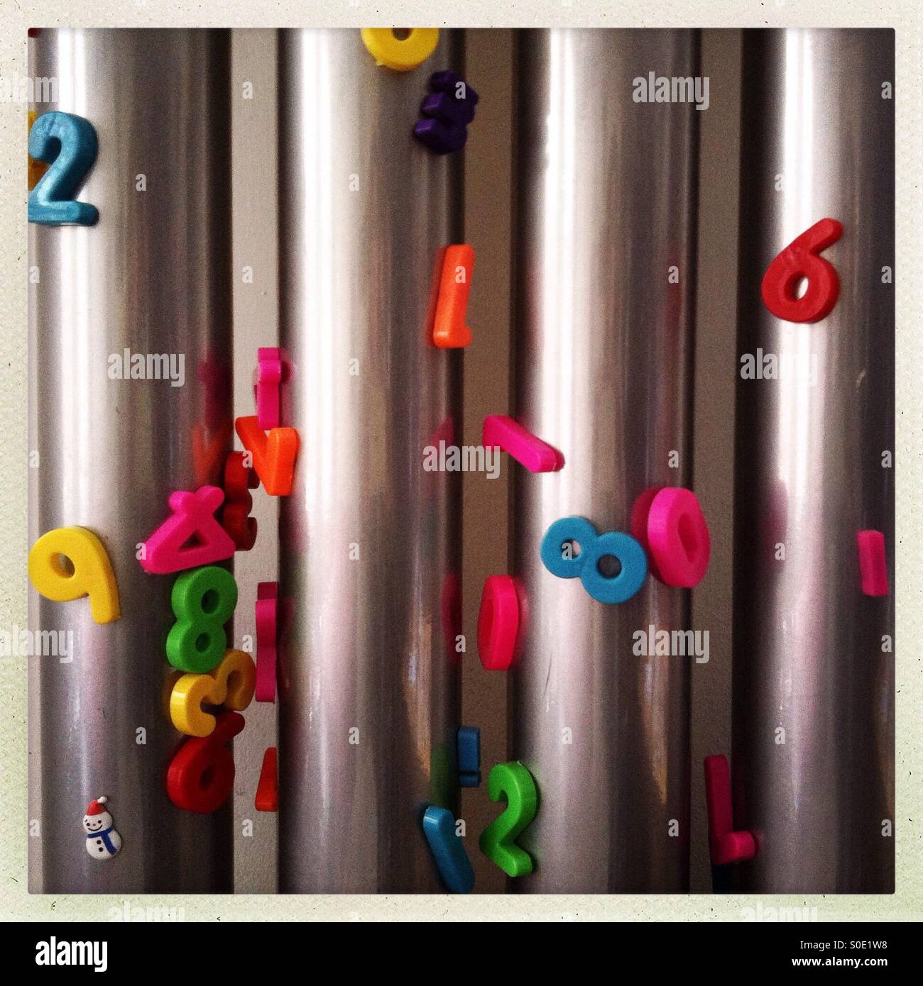 Magnetic numbers hi-res stock photography and images - Alamy