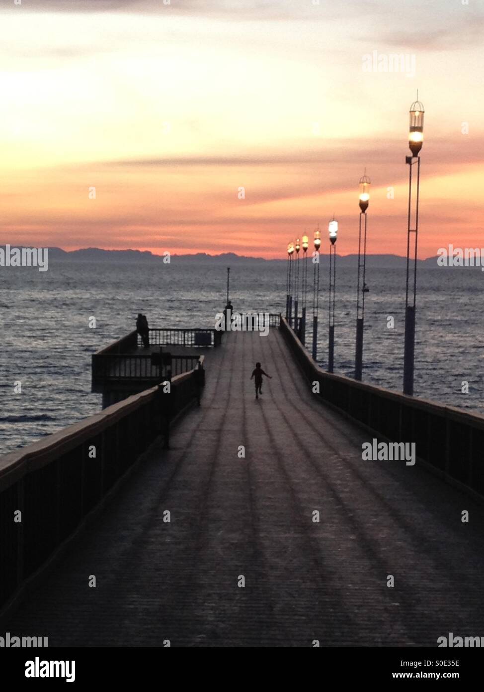 Running to infinity Stock Photo - Alamy