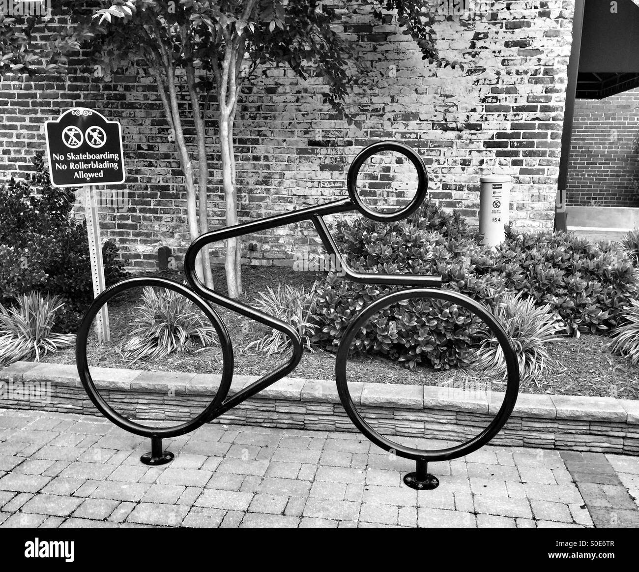 Steel signage Black and White Stock Photos & Images - Alamy