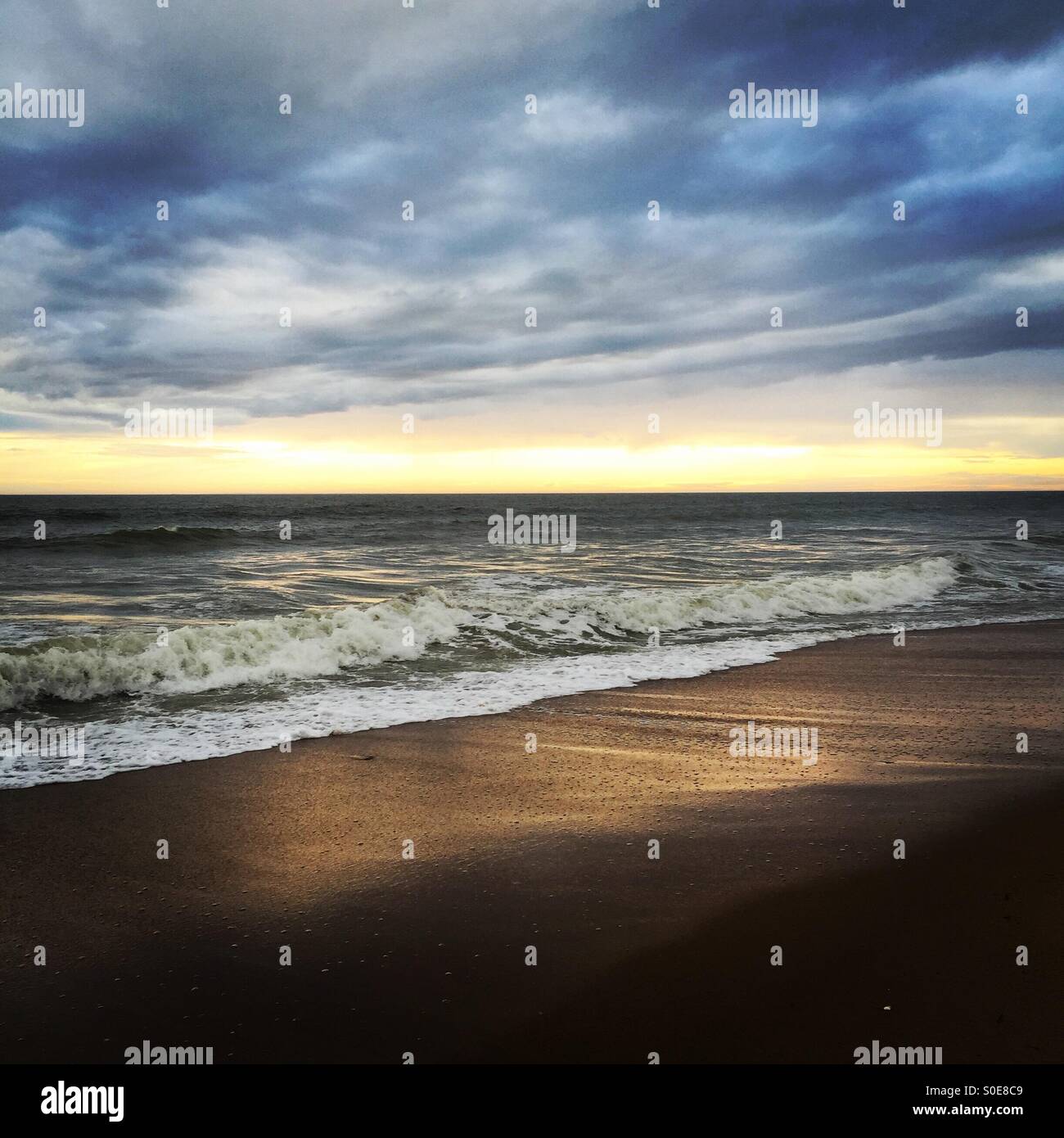 Atlantic Coast sunset Stock Photo - Alamy