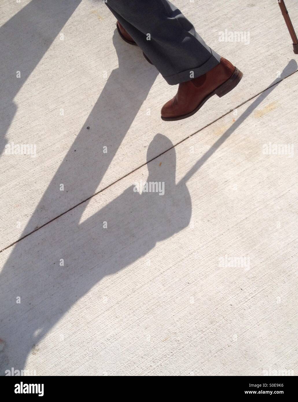 Stick walking feet hi-res stock photography and images - Alamy