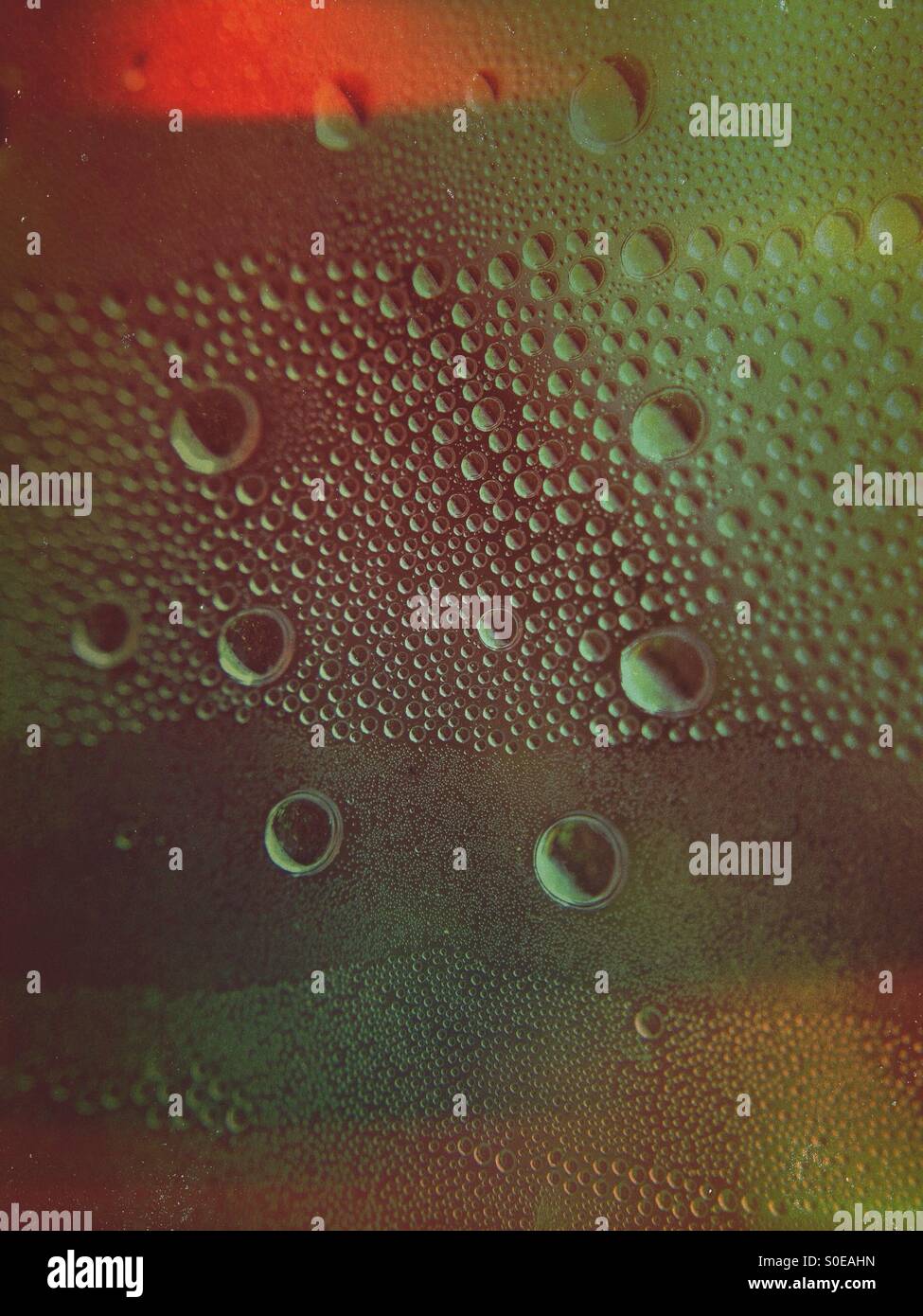 Water drops on plastic sheeting Stock Photo - Alamy