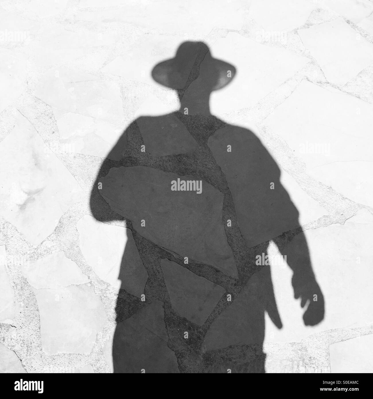 Shadow man Black and White Stock Photos & Images - Alamy