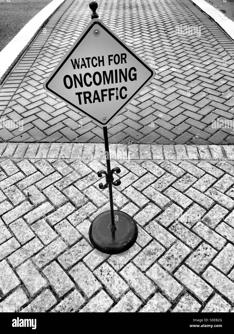 Crosswalk america Black and White Stock Photos & Images - Alamy